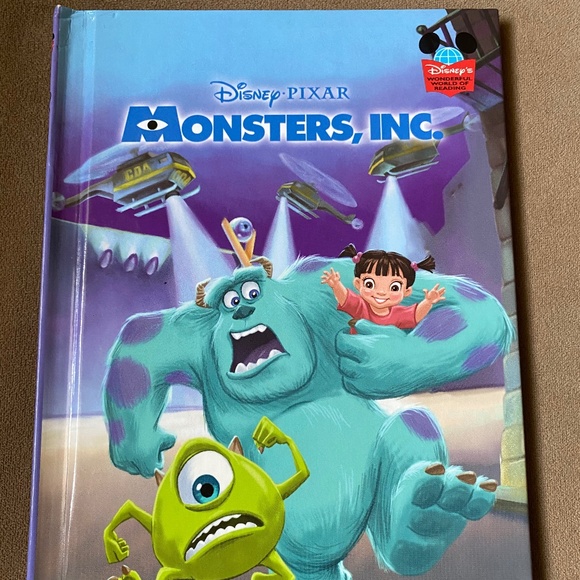 Disney | Other | Disneys Pixar Monsters Inc Hardcover Book | Poshmark